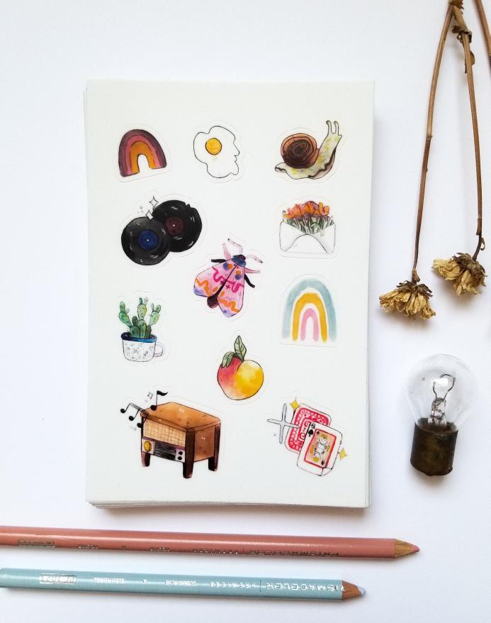 Little Things Sticker Pack Giveaway | A Delightful Glow